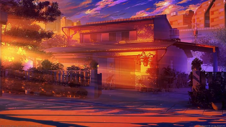 Himitsu House At Night Love, Money, Rock’n’Roll Live Wallpaper - MoeWalls