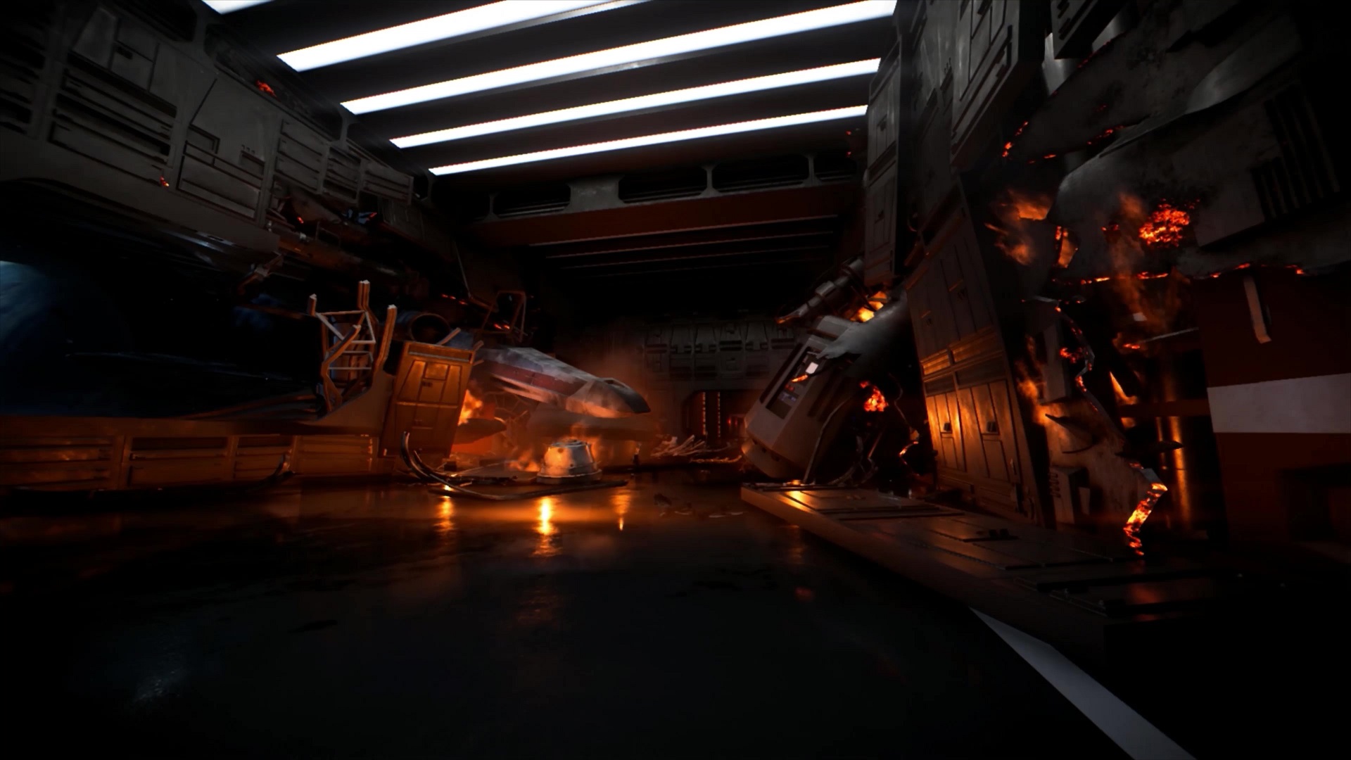 X Wing Burning Star Wars: X Wing Live Wallpaper - MoeWalls