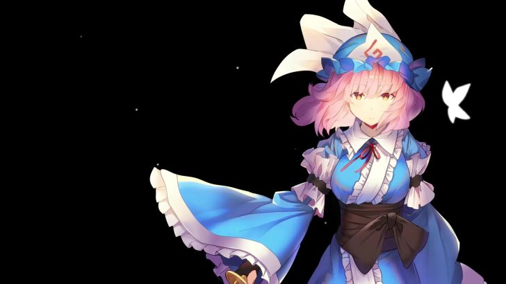 Saigyouji Yuyuko Butterfly Touhou Live Wallpaper - MoeWalls