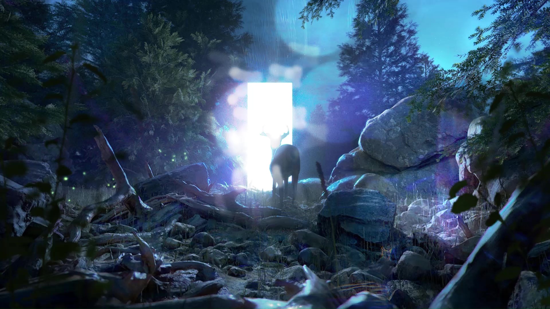 Deer And Gate Live Wallpaper - MoeWalls