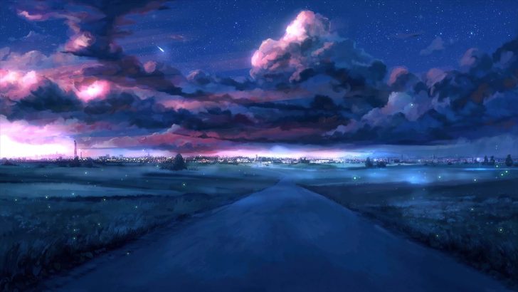 Night Beach Train Everlasting Summer Live Wallpaper - MoeWalls