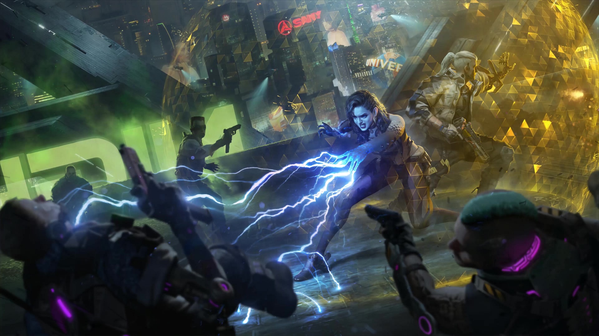 Yennefer And Geralt In Cyberpunk 2077 Live Wallpaper - MoeWalls
