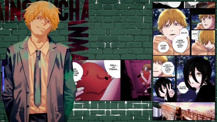 Reze Bomb Devil Manga Scroll Chainsaw Man Live Wallpaper - MoeWalls