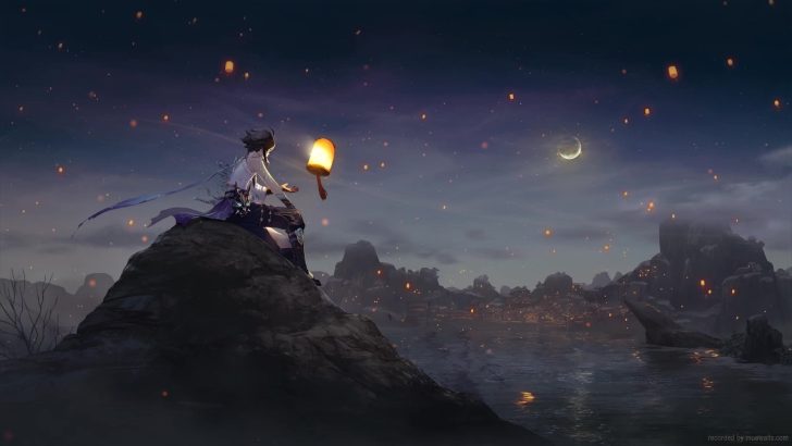 Ganyu Under The Moonlight Genshin Impact Live Wallpaper - MoeWalls