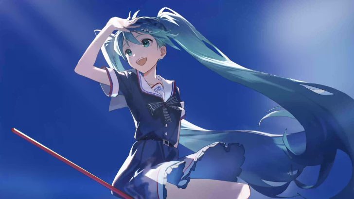 Hatsune Miku Blue Archive Live Wallpaper - MoeWalls