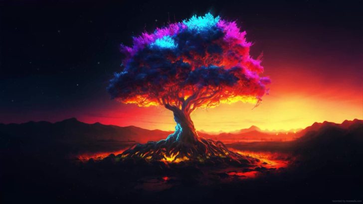 Fantasy Magical Tree Live Wallpaper - MoeWalls
