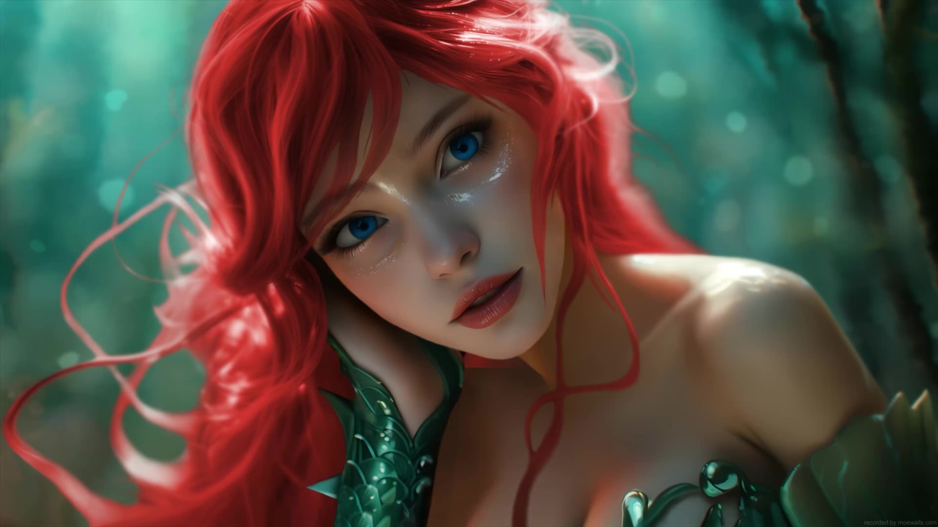 Ariel Little Mermaid Live Wallpaper - MoeWalls