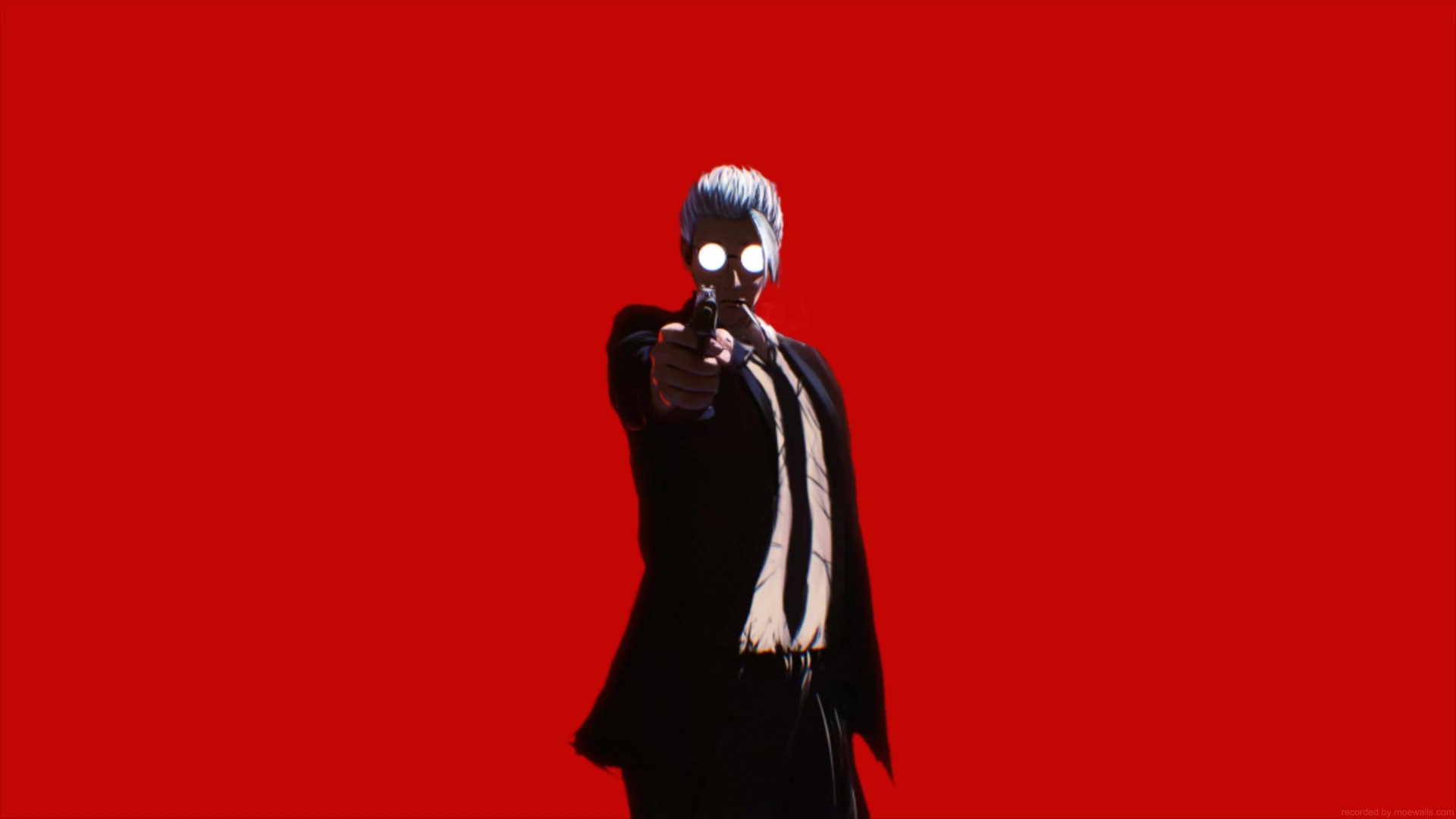 Taro Pointing Gun At Viewer Sakamoto Days Live Wallpaper - MoeWalls