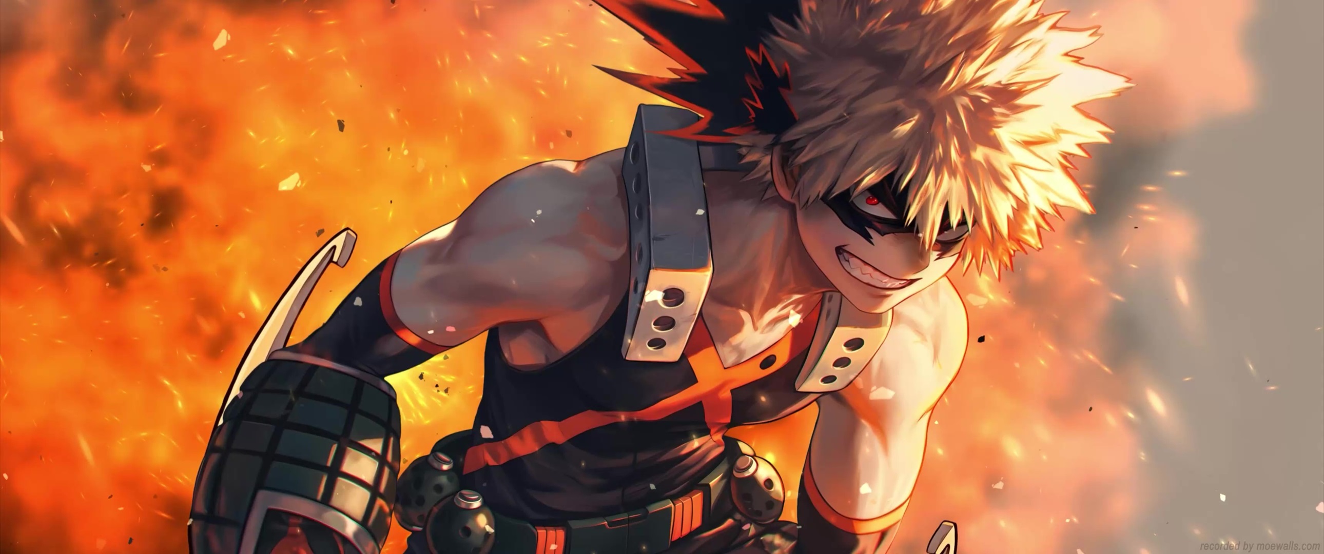 Bakugo Explosion My Hero Academia Live Wallpaper - MoeWalls