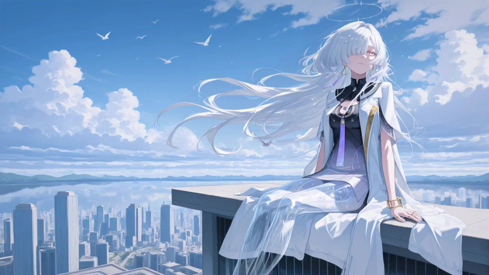 Mornye Sky Halo Wuthering Waves Live Wallpaper - MoeWalls