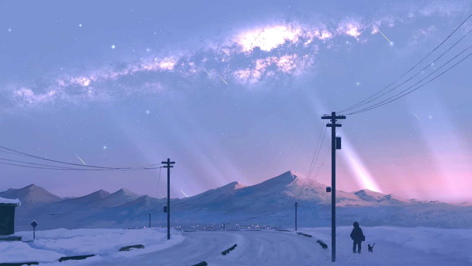 Winter And Cat Live Wallpaper - MoeWalls