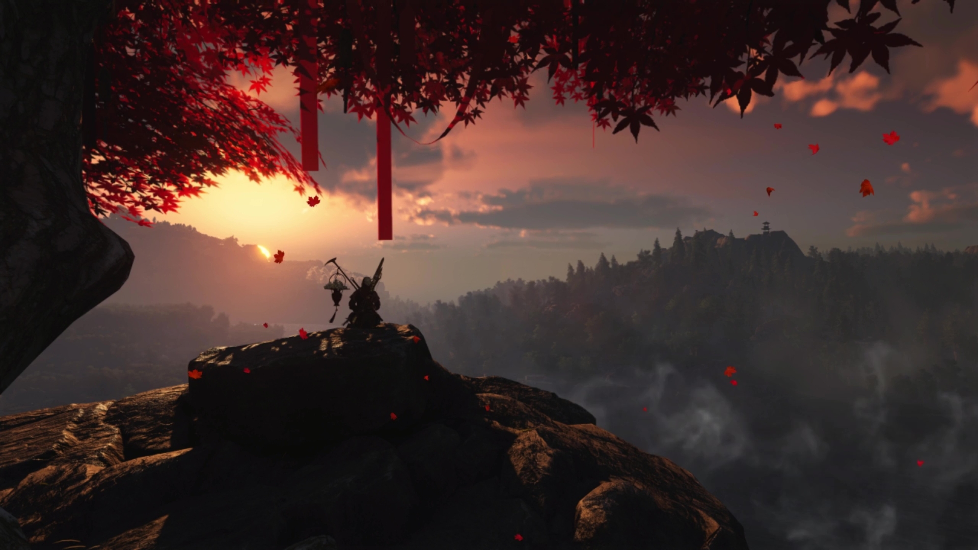 Sunset Meditation Where Winds Meet Live Wallpaper - MoeWalls