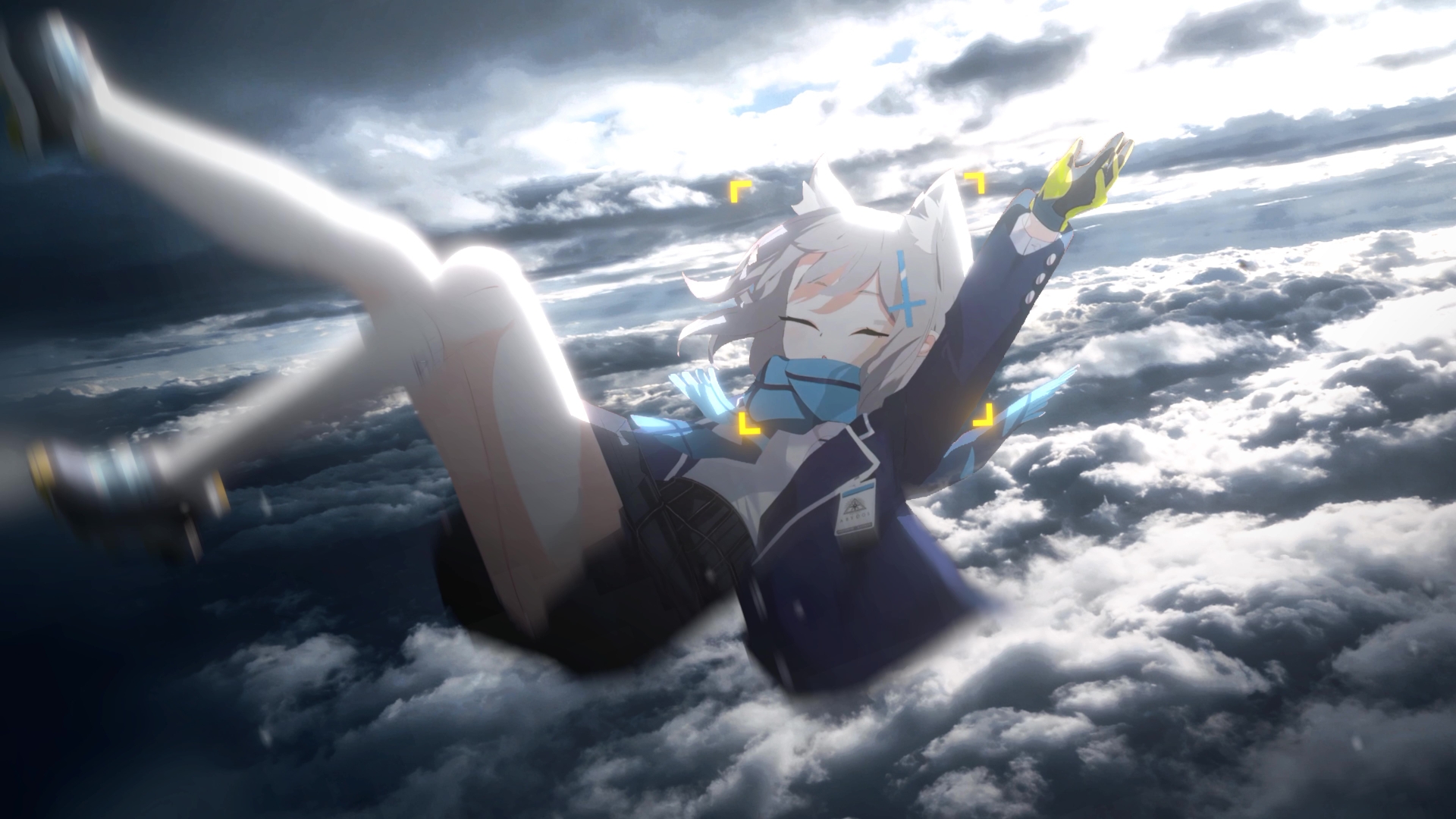 Shiroko Skyfall Blue Archive Live Wallpaper - MoeWalls