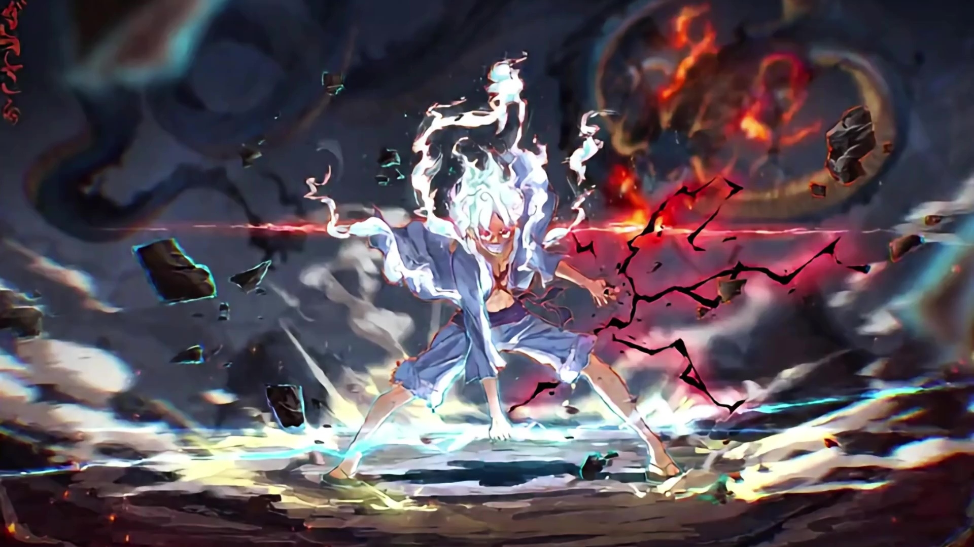 Gear 5 Luffy Ultimate One Piece Live Wallpaper - MoeWalls