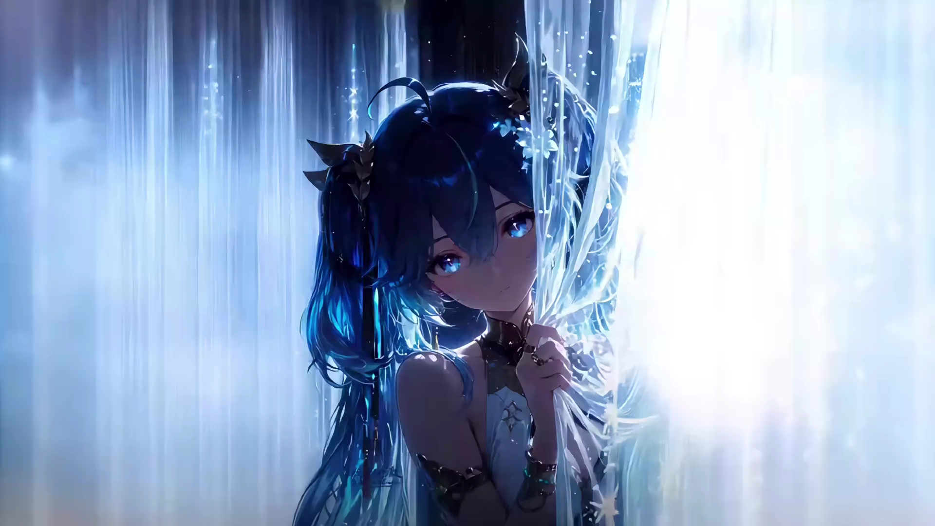 Iuno Looking At You Wuthering Waves Live Wallpaper - MoeWalls