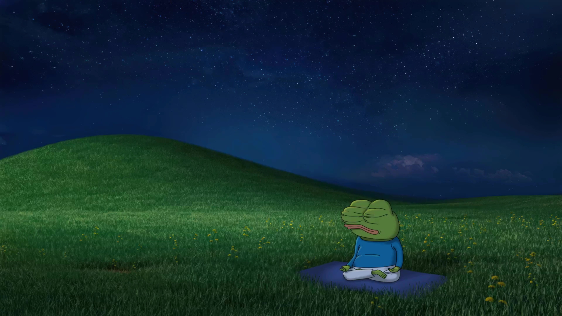 Pepe Meditation Live Wallpaper - MoeWalls