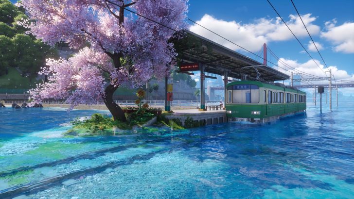 Cherry Blossom Neverness To Everness Live Wallpaper - MoeWalls