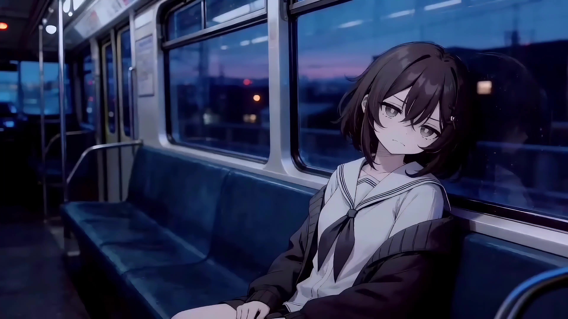 Lonely Night Train Live Wallpaper - MoeWalls